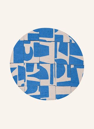 Louis De Poortere Louis De Poortere Teppich Craft Papercut blau
