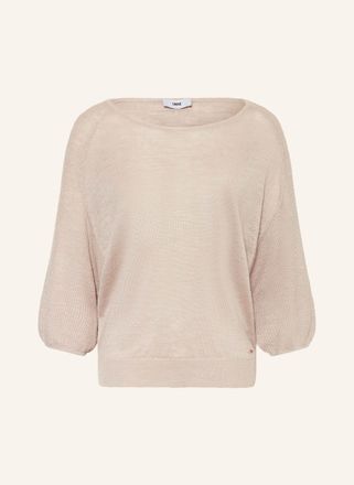 Cinque Cinque Pullover Cimao Mit Leinen Und Mit 3/4-Arm beige