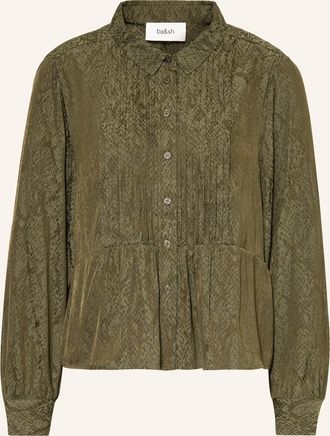 BA&SH Ba&Sh Hemdbluse Riata Mit Plissees gruen
