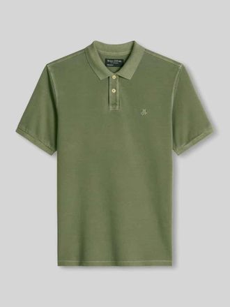 Marc O'Polo Regular Fit Poloshirt aus reiner Baumwolle mit Logo-Stitching