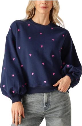 Ydence Ydence, Damen, Sweatshirts & Hoodies, Blau, XLGr&ouml;&szlig;e