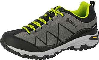 Brütting Mixte Kansas Chaussures de Randonnée Basses, Gris Anthrazit Schwarz Lemon Anthrazit Schwarz Lemon, 42 EU