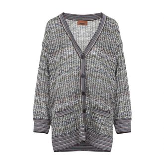Missoni Caperdoni Maxi Cardigan - - Knitwear - Damen - Mehrfarbig - S