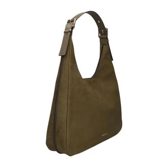 Michael Kors Femme, Sacs, Vert, Taille: ONE Size Nolita Grand Sac Hobo en Daim