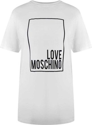 Love Moschino T-Shirt f&uuml;r Damen, Baumwolle (Wei&szlig;)