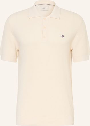 GANT Strick-Poloshirt beige
