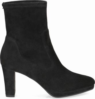 Peter Kaiser Damen - Stiefeletten 75321 LEDER STRETCH in schwarz Rauleder