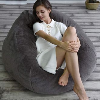 Generic Sitzsackbezug f&uuml;r Zuhause, Soft and Comfortable Bean Bag Chair, Comfortable Durable Lazy Bean Bag Chair Cover (ohne F&uuml;llstoff) for Reading and Unterha