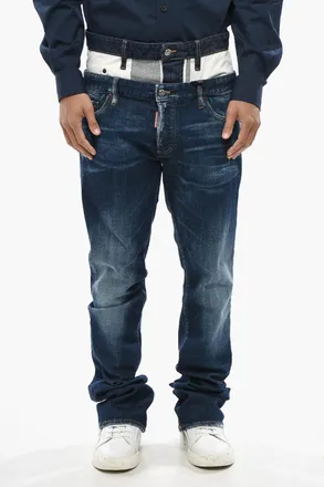 Dsquared2 Double-Layer Bootcut Jeans Dsquared2