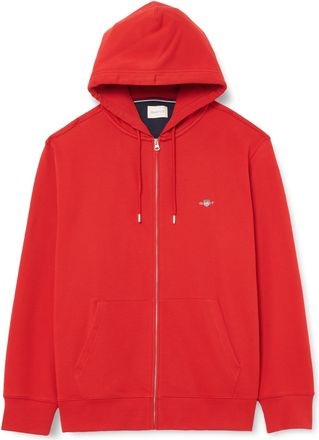 GANT Herren Reg Shield Full Zip Hoodie Sweatshirt, Ruby Red, 5XL