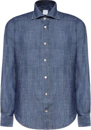 Eleventy Homme, Chemises, Bleu, Taille: 2XL Chemise en denim