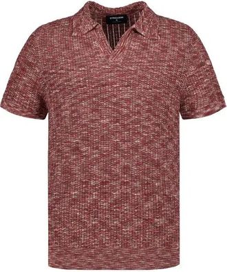 Strellson Herren Polo-Shirt rot meliert