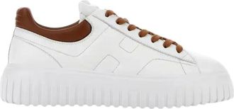 Hogan Homme, Chaussures, Blanc, Taille: 42 1/2 EU H-Stripes Baskets