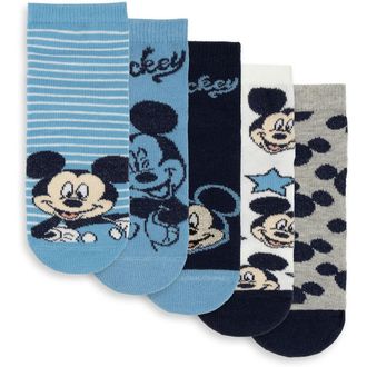 Disney Mickey Mouse Chaussettes mollet Lot de 5