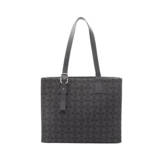 Loewe unisex, Pre-owned, Noir, Taille: ONE Size Sac fourre-tout en toile Pre-owned