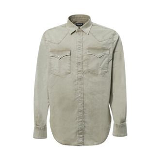 Dondup Herren, Shirts, Braun, LGr&ouml;&szlig;e