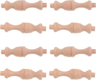 Garneck 10 St&uuml;ck Unbehandelte Holzbaluster 50 X 14mm R&ouml;misches Treppengel&auml;nder Selbstgemacht M&ouml;belspindeln f&uuml;r Innenbereich Stabile Holzpfosten f&uuml;r M&ouml;bel und 
