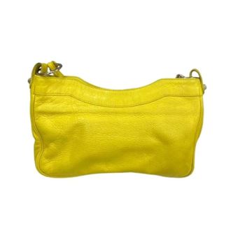 Balenciaga Pre-owned Giant Hip Calfskin Schultertasche - - Pre-owned - Damen - Gelb - ONE SIZE