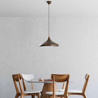 Opviq Elegant Adjustable Chandelier, Antiquation Finish, &Oslash;35 cm | Metal Body, Height 27-116 cm, 1 x E27 Max 40W | Perfect for Modern Living Spaces