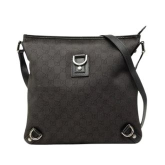 Gucci Sac bandouli&egrave;re vintage en denim Pre-owned - Femme - Pre-owned - Brun - Taille: ONE Size