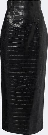 Khaite Jupe midi Loxley en cuir