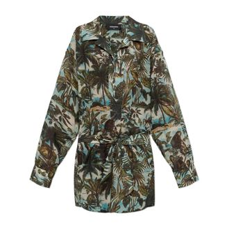 Dsquared2 The Cotton Dress - - Dresses - Damen - Gr&uuml;n - S
