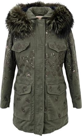 Mr & Mrs Italy Parka unie - Femme - Manteaux - Vert - Taille: 36 FR