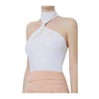 Elisabetta Franchi Damen, Oberteile, Beige, SGr&ouml;&szlig;e