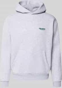 Review Regular Fit Hoodie aus Baumwoll-Mix mit Logo-Print