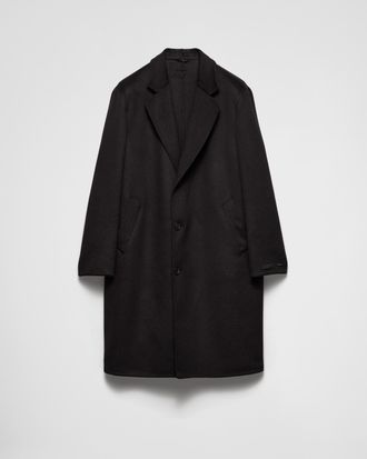 Prada Einreihiger Mantel aus Wollgemisch