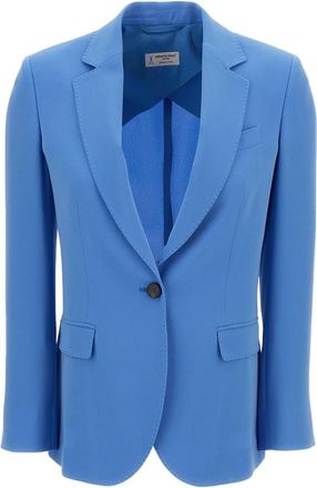 Alberto Biani Femme, Vestes, Bleu, Taille: 40 FR Giacca monopetto avvitata