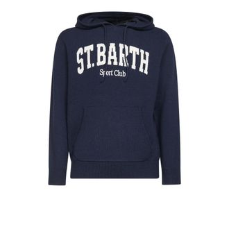 MC2 Saint Barth Sb Sport 61 Emb Hoodie - - Sweatshirts & Hoodies - Herren - Blau - 2XL