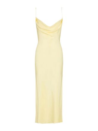 Balmain Robe Au Genou - Jaune