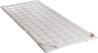 HEFEL Pure Wool Schafschurwolle Unterbett - Matratzenauflage mit Eckgummibändern, 400 g/m², Verschiedene Größen (100 x 200 cm)