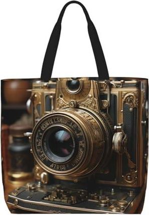 Generic Vieil Appareil Photo Sac A Main Femmes D&eacute;contract&eacute; Tote Bag L&eacute;ger Sac &Agrave; Bandouli&egrave;re Pour Travail Shopping Plage