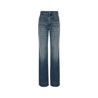 Victoria Beckham Alina Stretch Jeans - - Jeans - Damen - Blau - W24 L34