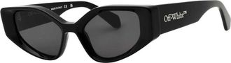 Off-white Off White - Memphis Sonnenbrille f&uuml;r Damen (Schwarz)