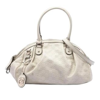 Gucci Pre-owned Sukey Satchel - Femme - Pre-owned - Blanc - Taille: ONE Size