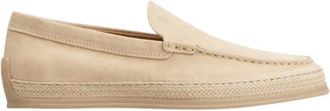 Tod's Tods Loafer - Flat Shoes Natural - Gr. US_7 - in Weiß - für Damen