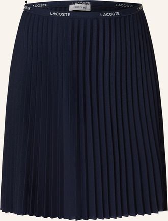 Lacoste Plisseerock blau