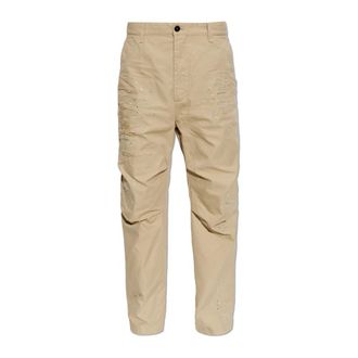 Dsquared2 Hose mit Vintage-Effekt - - Trousers - Herren - Beige - 3XL