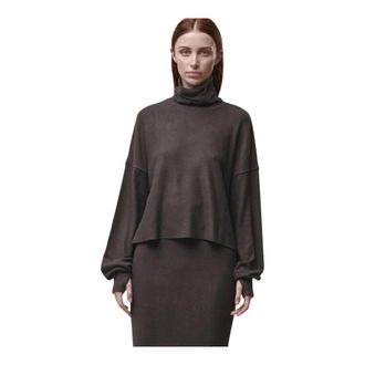 Thom Krom W TS 650 Top - - Knitwear - Damen - Braun - M