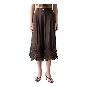 Vicolo Culotte Hose - - Trousers - Damen - Braun - M