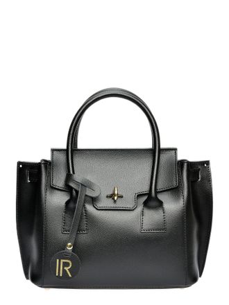 Isabella Rhea Schwarz Rindsledertasche