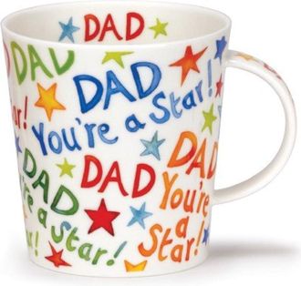 Dunoon Dad Sie A STAR - Feines Bone China; Becher von Dunoon - British Made in UK