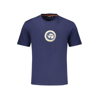 Napapijri Blaue Baumwoll Herren T-Shirt