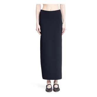 Max Mara High-Waisted Schwarzer Maxirock - - Skirts - Damen - Schwarzk - XL