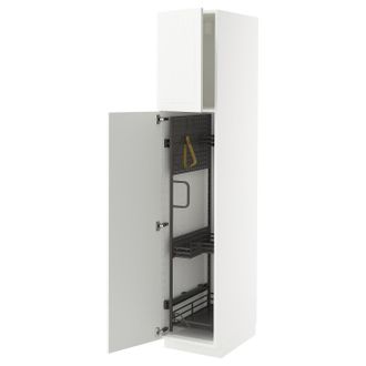 IKEA METOD Hochschrank mit Putzschrankeinr