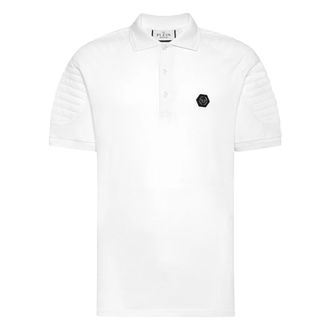 Philipp Plein Piquet Polo Shirt SS - - Tops - Herren - Wei&szlig; - 2XL
