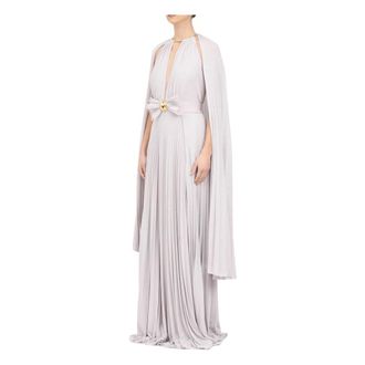 Elisabetta Franchi Femme, Robes, Rose, Taille: 38 FR Long Pleated Dress